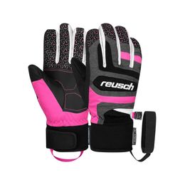 Reusch Funktionsfingerhandschuhe "Chris" in Pink/ Grau - 27% | Gr&ouml;&szlig;e 5,5 | Kinderhandschuhe