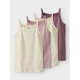 name it M&auml;dchen Unterhemd "NKFSTRAP f&uuml;r M&auml;dchen mit Stretchkomfort im 4er-Pack", Gr. 92, beige, Jersey, Obermaterial: 95% Baumwolle, 5% Elasthan,
