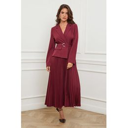L'armoire de Suzette Kleid in Bordeaux - 64% | Gr&ouml;&szlig;e 38/40 | Damen-kleider