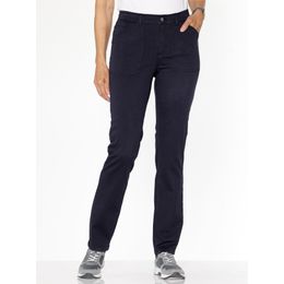 Classic Basics Damen Bequeme Jeans, blau, Gr. 22, unifarben, 97% Baumwolle, 3% Elasthan, Jeans