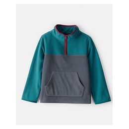 Oshkosh Fleecepullover in T&uuml;rkis/ Grau - 48% | Gr&ouml;&szlig;e 152 | Kids-fleecejacken-fleecepullover