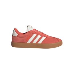 Adidas Leder-Sneakers "Court 3.0" in Rot - 24% | Gr&ouml;&szlig;e 37 1/3 | Damen-sneakers