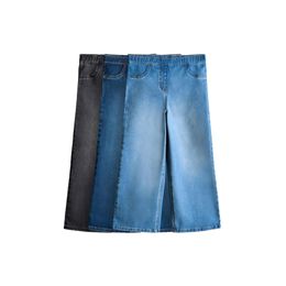 The Set Jeans M&auml;dchen Gr&ouml;&szlig;e 134 blau / blue denim / schwarz