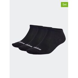 Adidas 3er-Set: Funktionssocken in Schwarz - 39% | Größe 28-30 | Damen-outdoor-ausruestung