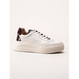 Unisa Leder-Sneakers "Fara" in Wei&szlig; - 67% | Gr&ouml;&szlig;e 39 | Damen-sneakers