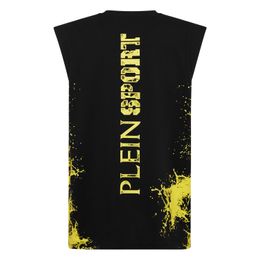 Plein Sport Herren T-Shirt "Splash"02, schwarz, Gr. XL, Obermaterial: 100% Baumwolle, Shirts