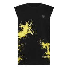 Plein Sport Herren T-Shirt "Splash", schwarz, Gr. XXXL, Obermaterial: 100% Baumwolle, Shirts