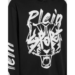 Plein Sport Herren Sweatshirt "Kapuzen-Sweatshirt", schwarz, Gr. 4XL, Obermaterial: 13% Polyester, 87% Baumwolle, Sweatshirts