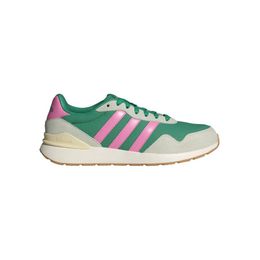 Adidas Leder-Laufschuhe "RUN 60s" in Gr&uuml;n/ Pink - 45% | Gr&ouml;&szlig;e 39 1/3 | Damen-outdoorschuhe