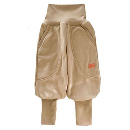 LiVi Fleece-Streetjogger in Beige - 41% | Gr&ouml;&szlig;e 116/122 | Kinderhosen