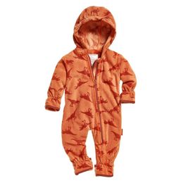 Playshoes Fleece-Overall in Orange - 46% | Größe 62 | Babyoveralls