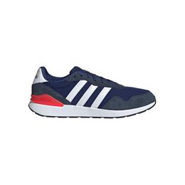 Adidas Leder-Laufschuhe "RUN 60s" in Dunkelblau/ Rot/ Wei&szlig; - 33% | Gr&ouml;&szlig;e 43 1/3 | Herrensneakers