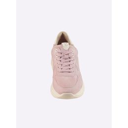 Caprice Damen Sneaker, Gr. 39ros&eacute;, Glattleder, Leder, Veloursleder, Schuhe