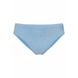 M&auml;dchen Bikinislip, PETITE FLEUR BY LASCANA, Gr. 170, bunt, Single Jersey, Obermaterial: 95% Baumwolle, 5% Elasthan, Glitzermuster, Unterhosen,