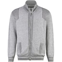 Babista Herren Strickjacke "Strickjacke TOSCATELLI", grau, Gr. M, unifarben, Obermaterial: 100% Baumwolle CO., Strickjacken, aus angenehmer Baumwolle