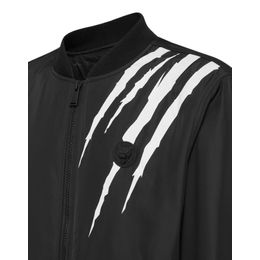 Plein Sport Herren Blouson "Scratch"02, schwarz, Gr. XL, Obermaterial: 100% Polyester. Futter: 100% Polyester, Jacken