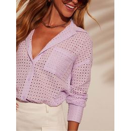 LA Angels Hemd in Lila - 64% | Gr&ouml;&szlig;e XL | Damen-blusen
