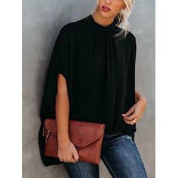 Milan Kiss Bluse in Schwarz - 66% | Gr&ouml;&szlig;e M | Damen-blusen