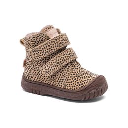 bisgaard Leder-Boots "Evon" in Beige/ Schwarz - 29% | Gr&ouml;&szlig;e 24 | Baby-stiefel-boots