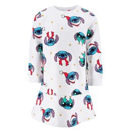 Lilo and Stitch Lilo & Stitch Kleid "Lilo & Stitch" in Wei&szlig;/ Bunt - 66% | Gr&ouml;&szlig;e 104 | Kinderkleider