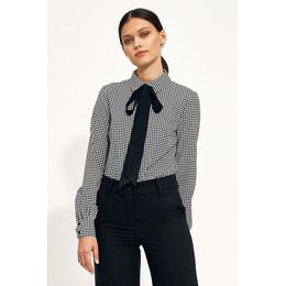 Nife Bluse in Schwarz/ Wei&szlig; - 78% | Gr&ouml;&szlig;e 36 | Damen-blusen