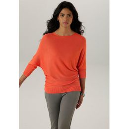 Aniston Pullover in Orange - 52% | Gr&ouml;&szlig;e 36 | Damen-pullover-cardigans