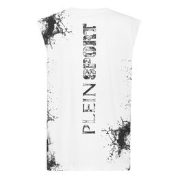 Plein Sport Herren T-Shirt "Splash"01, wei&szlig;, Gr. S, Obermaterial: 100% Baumwolle, Shirts