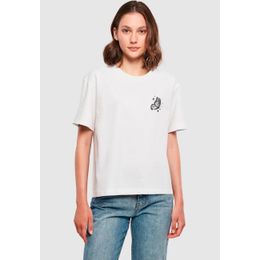 MISS TEE Damen T-Shirt "Miss Tee Wildest Dreams Tee"wei&szlig;, Gr. XS, bedruckt, 100% Baumwolle, Shirts