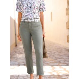 Bequeme Jeans Inspirationen, Herren, Gr. 54, Normalgr&ouml;&szlig;en, khaki, 81% Baumwolle, 17% Polyester, 2% Elasthan, unifarben, 7/8-L&auml;nge, Jeans