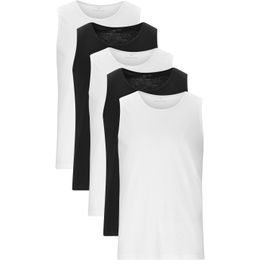 Endurance Damen T-Shirt "Rabby", schwarz-wei&szlig;, Gr. L, unifarben, 60% Baumwolle, 40% Polyester, Shirts, im 5er-Pack