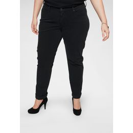 LEVI'S&reg; PLUS LEVI'S PLUS Damen Skinny-fit-Jeans "311 PL SHAPING SKINNY *D", schwarz, Gr. 14, unifarben, Denim/Jeans, Obermaterial: 78% Baumwolle, 21% Polyester,