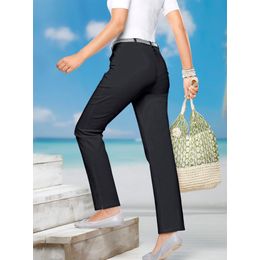 Classic Basics Damen Bequeme Jeans, schwarz, Gr. 235, unifarben, 97% Baumwolle, 3% Elasthan, Jeans