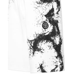 Plein Sport Herren Shorts "Splash", wei&szlig;, Gr. XXL, Obermaterial: 13% Polyester, 87% Baumwolle, Hosen