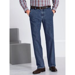 CLASSIC Herren Comfort-fit-Jeans, blau, Gr. 52, unifarben, 78% Baumwolle, 21% Polyester, 1% Elasthan, Jeans