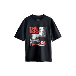 next Shirt Herren Gr&ouml;&szlig;e M grau / rot / schwarz