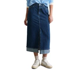 Marc O'Polo Damen Jeansrock "aus Rigid Denim ohne Elasthan"dunkelblau, Gr. M, MARC O'POLO DENIM, unifarben, Obermaterial: 100% Baumwolle, R&ouml;cke