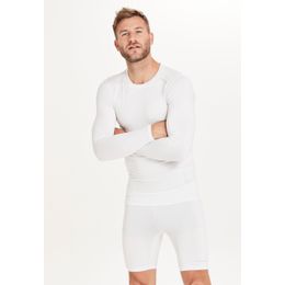 Endurance Herren Funktionsshirt "Power", wei&szlig;, Gr. M, unifarben, 90% Polyester, 10% Elasthan, Shirts, mit luftigen Mesh-Eins&auml;tzen