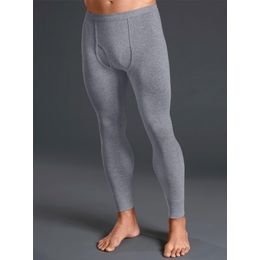King&acute;S Club KINGS CLUB Herren Lange Unterhose, Gr. 8, grau, 100% Baumwolle, Unterhosen