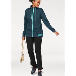 H.I.S. H.I.S Damen Jogginganzug, blau, Gr. 48, unifarben, Obermaterial: 50% Baumwolle, 50% Polyester, Sportanz&uuml;ge, Gro&szlig;e Gr&ouml;&szlig;en