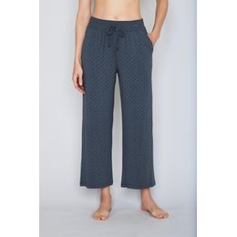 JOOP! JOOP Damen Pyjamahose "Luxe", Gr. 40, grau, Jersey, Obermaterial: 95% Modal, 5% Elasthan, unifarben, Hosen, Cornflower-Design, Tunnelzugbund,