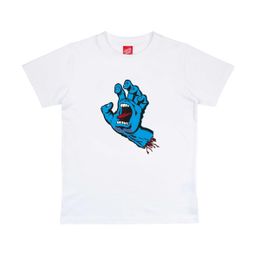 Santa Cruz Jungen T-Shirt "YOUTH SCREAMING HAND T-SHIRT"wei&szlig;, Gr. 6, Obermaterial: 100% Baumwolle, Shirts