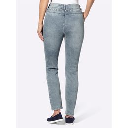 Classic Basics Damen Bequeme Jeans, blau, Gr. 48, unifarben, 81% Baumwolle, 17% Polyester, 2% Elasthan, Jeans