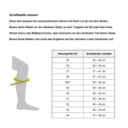 Gabor Damen Stiefel "DAVOS", Gr. 39schwarz, Kalbsleder, unifarben, Schuhe, Blockabsatz, Langschaftstiefel in Komfortweite H (= sehr weit)