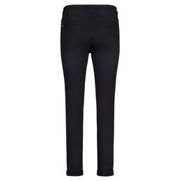 Slim-fit-Jeans Betty Barclay "Damen mit Waschung", Damen, Gr. 36, Normalgr&ouml;&szlig;en, blau (schwarz denim), Obermaterial: 56% Baumwolle, 30% Viskose, 12% Polyester, 2% Elasthan, Basic, slim fit, Jeans Slim-fit-Jeans