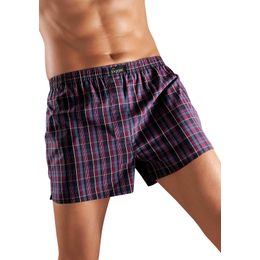 Le Jogger Herren Webboxer, Gr. 3, bunt, Webqualit&auml;t, Obermaterial: 100% Baumwolle, kariert, Unterhosen, aus reiner Baumwolle