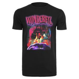 MisterTee Damen T-Shirt "MisterTee Herren Wonderful Tee"schwarz, Gr. XXL, unifarben, 100% Baumwolle, Shirts