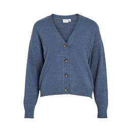Vila Strickjacke 'VIRIL' Damen Gr&ouml;&szlig;e M indigo