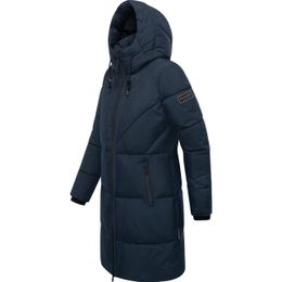 Navahoo Damen Steppmantel "K&auml;ltekuschel XIV", blau, Gr. XXXL, Obermaterial: 100% Polyester. Innenfutter: 100% Polyester. Wattierung: 100% Polyester.
