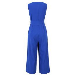 Betty Barclay Damen Overall "Damen mit Eingrifftaschen", blau, Gr. 44, Obermaterial: 86% Polyester, 14% Elasthan, Overalls, Form