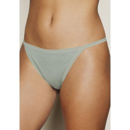 Vivance Damen String, Gr. 40, bunt, Single Jersey, Obermaterial: 95% Baumwolle, 5% Elasthan. Spitze: 80% Polyamid, 20% Elasthan, unifarben,